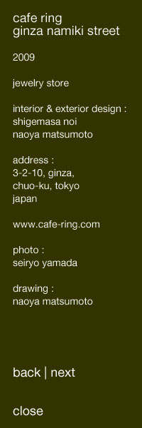 cafe ring ginza namiki street